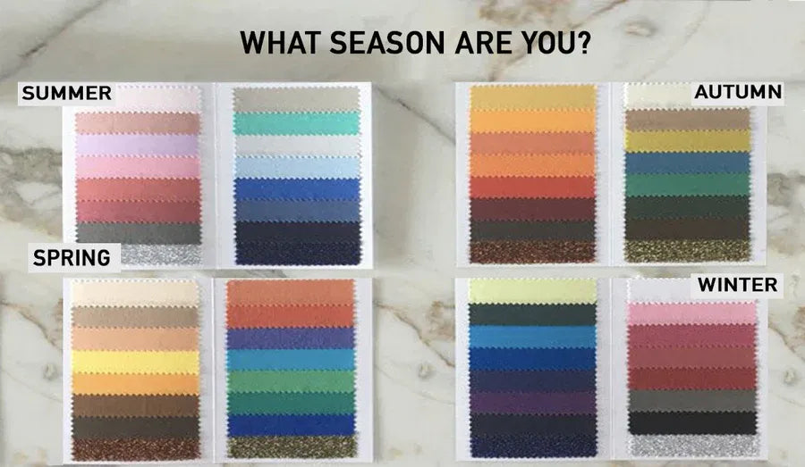 The Seasonal Colour Analysis explained – CAMIXA
