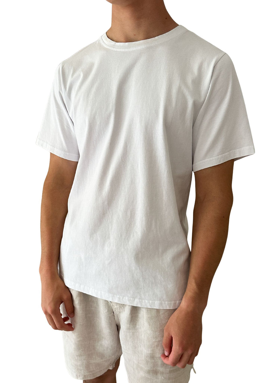 ATeesha White Cotton T-Shirt – CAMIXA